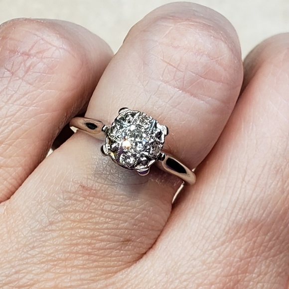 Jabel | Jewelry | Antique Jabel 8k Gold Diamond Ring | Poshmark